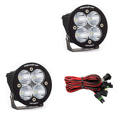 LED Light Pods Clear Lens Spot Pair Squadron R Sport Baja Designs – SF ...